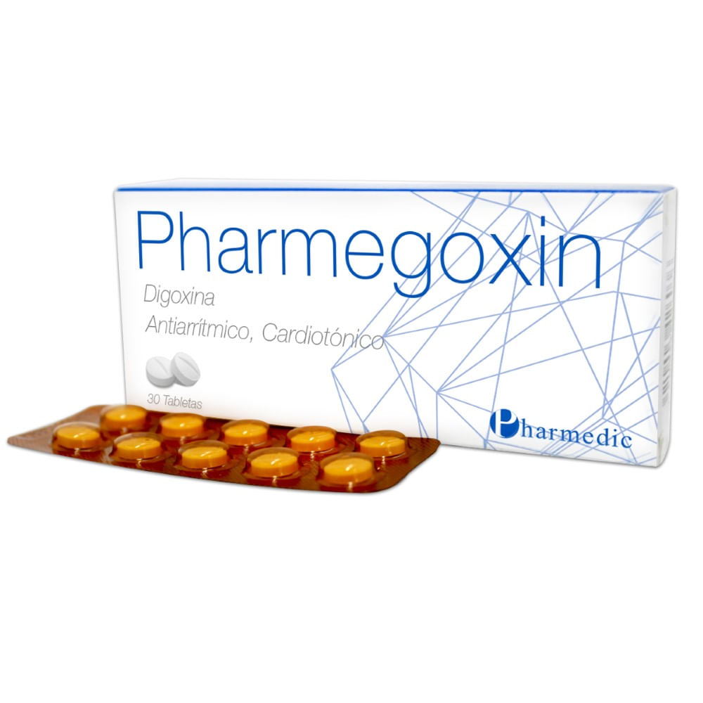 Pharmegoxin 0.25mg x 30 tabletas - Siman El Salvador