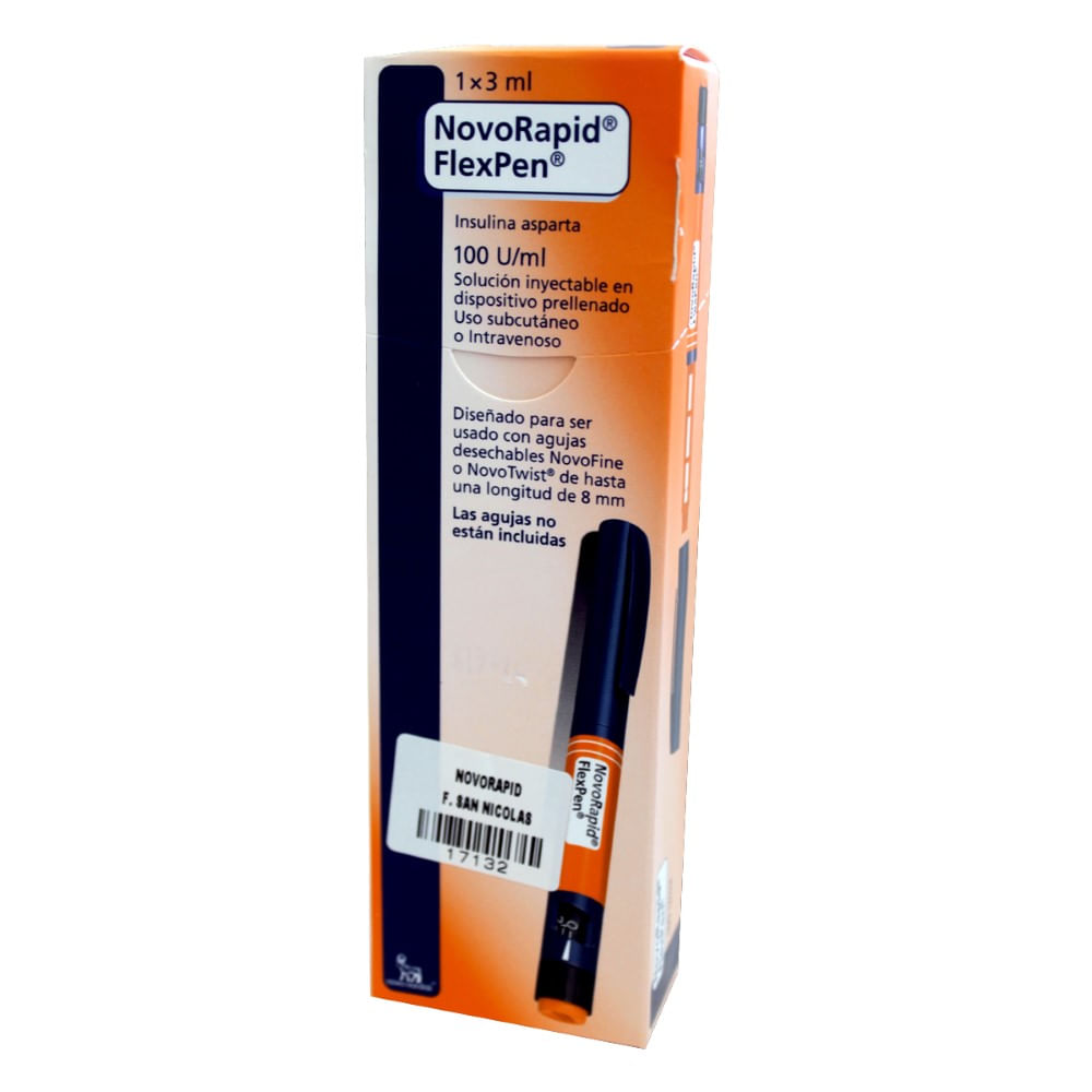 Novorapid flex pen 100ui x 1 ampolla x3ml