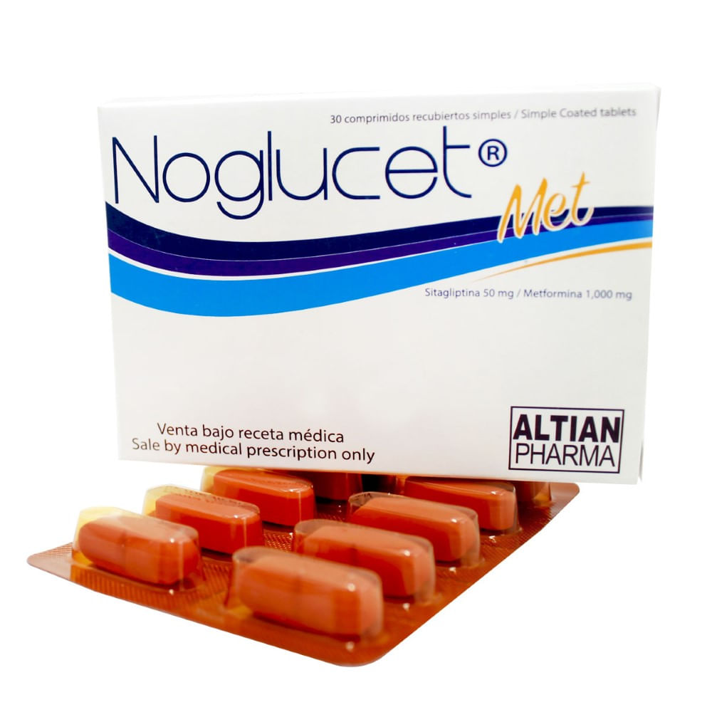 Noglucet met 50/1000mg x 30 comprimidos - Siman El Salvador