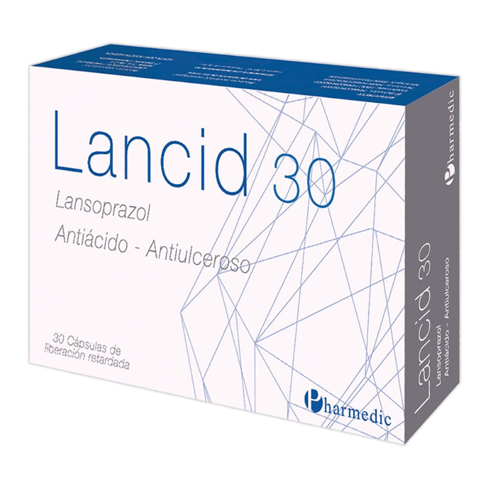 Lancid 30mg x 30 capsulas - Siman El Salvador
