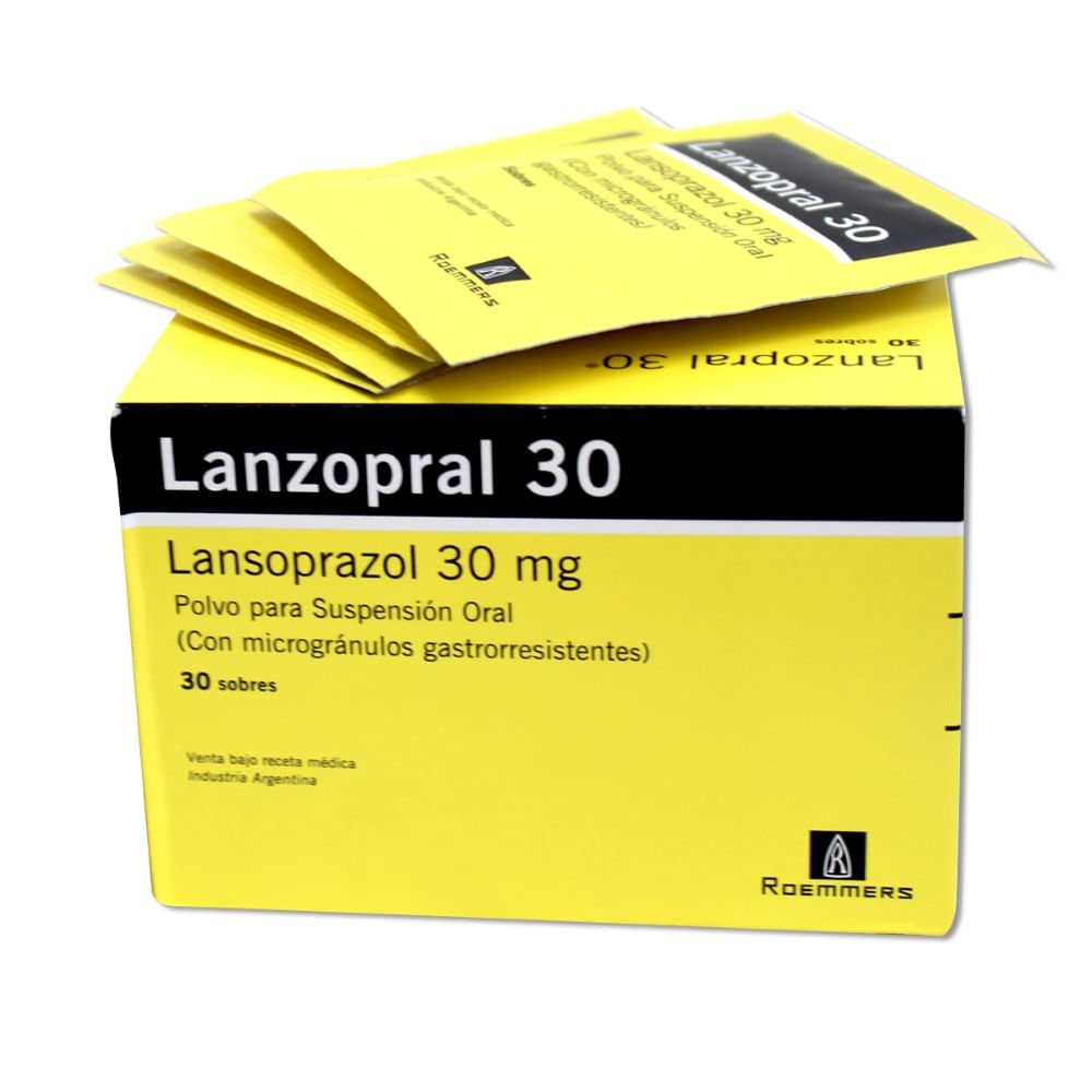 Lanzopral 30mg x 30 sobres - Siman El Salvador