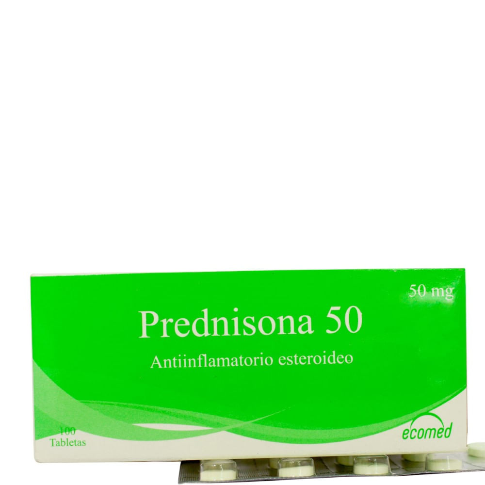 Prednisona ecomed 50mg x 100 tabletas - Siman El Salvador