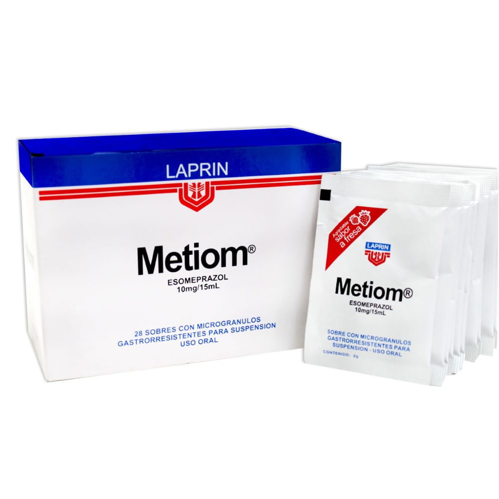 Metiom 10mg/15ml x 28 sobres granulados - Siman El Salvador