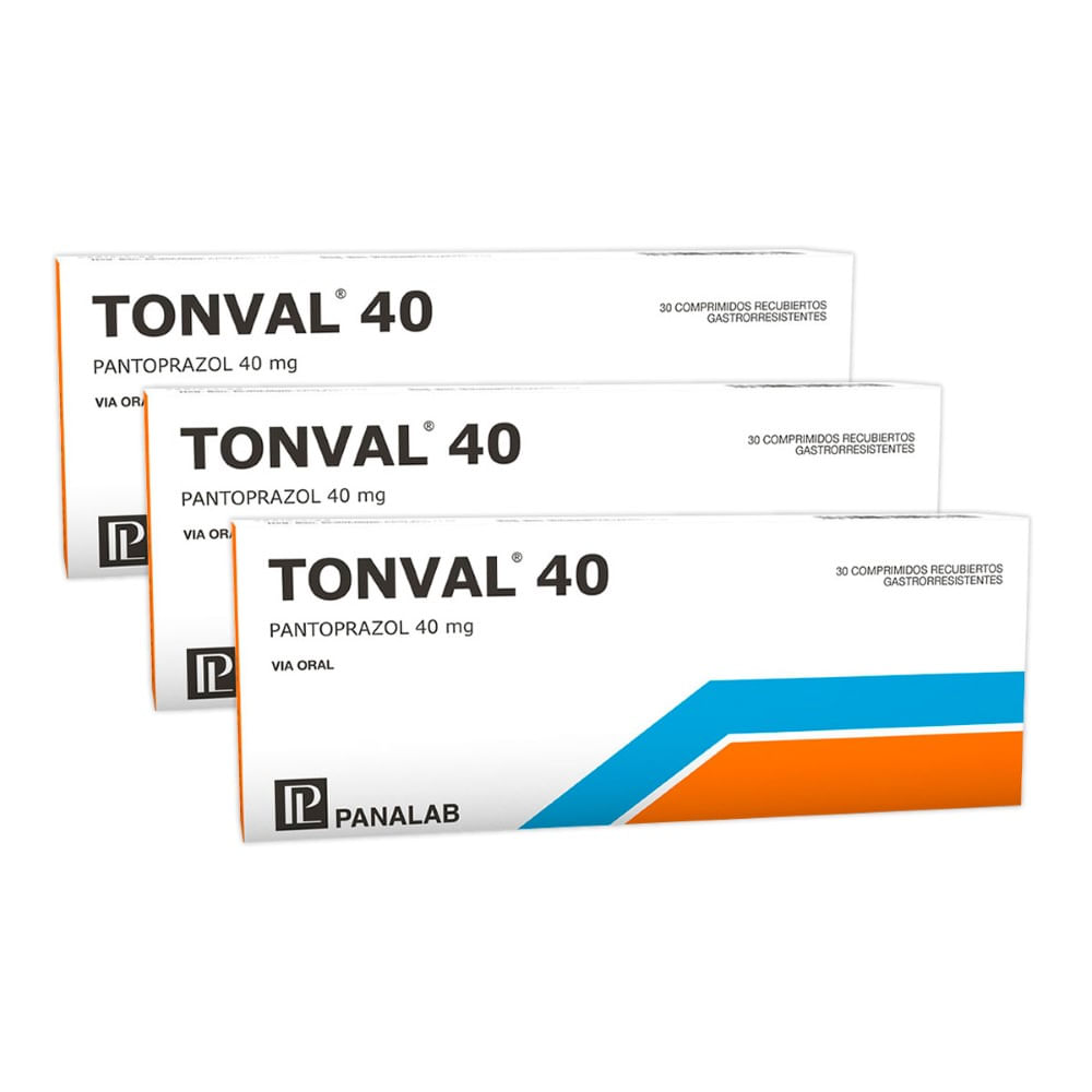 Tonval 40mg x 30 comprimidos tripack - Siman El Salvador