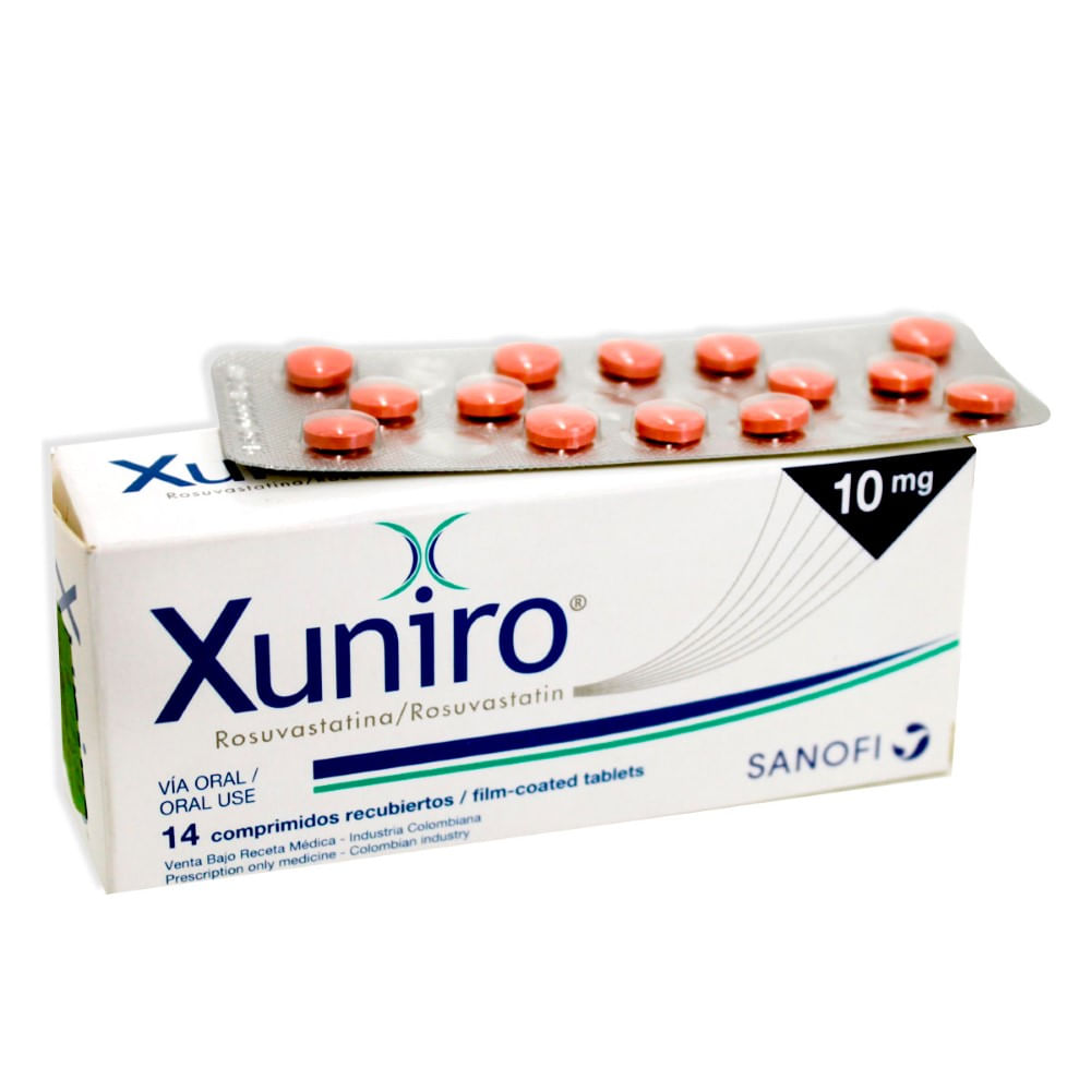 Xuniro 10mg x 14 tabletas - Siman El Salvador