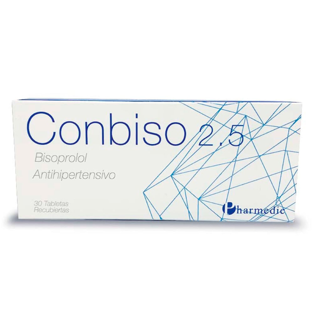 Conbiso 2.5mg x 30 tabletas - Siman El Salvador