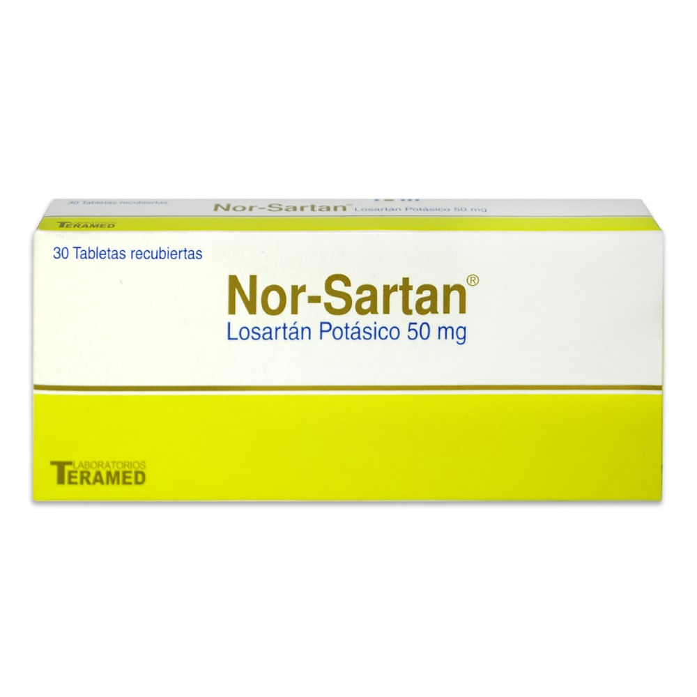 Nor-sartan x 30 tabletas - Siman El Salvador