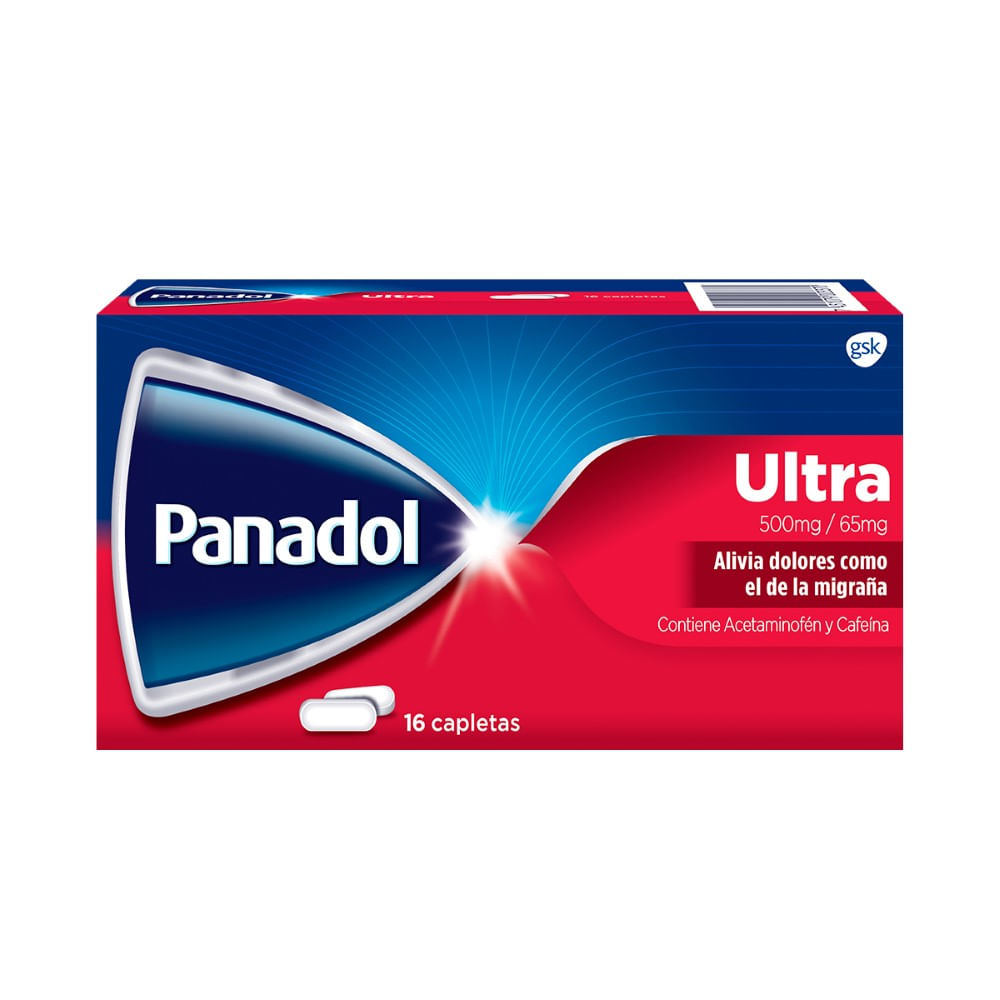 Panadol ultra x 16 capletas - Siman El Salvador