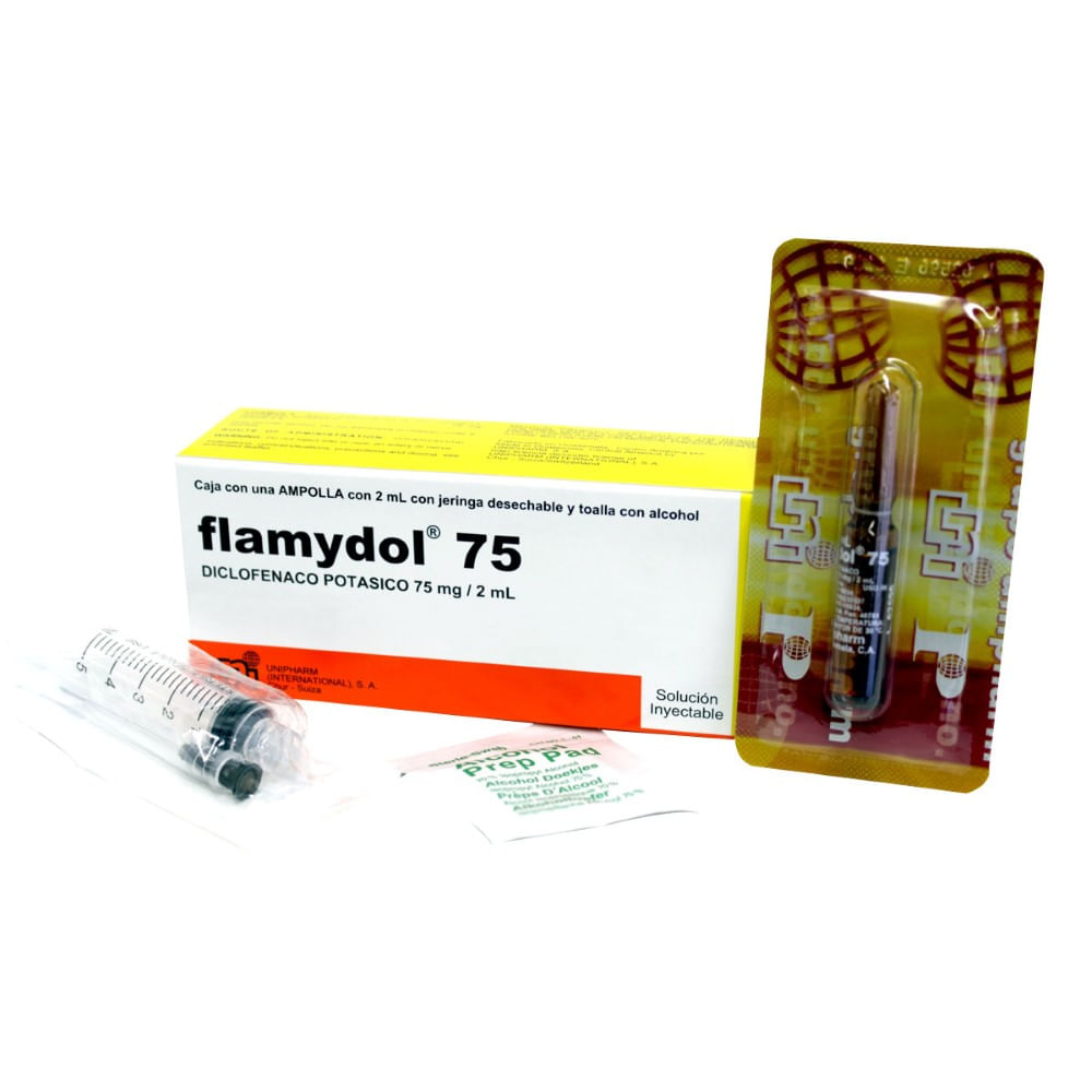 Flamydol 75mg ampolla - Siman El Salvador
