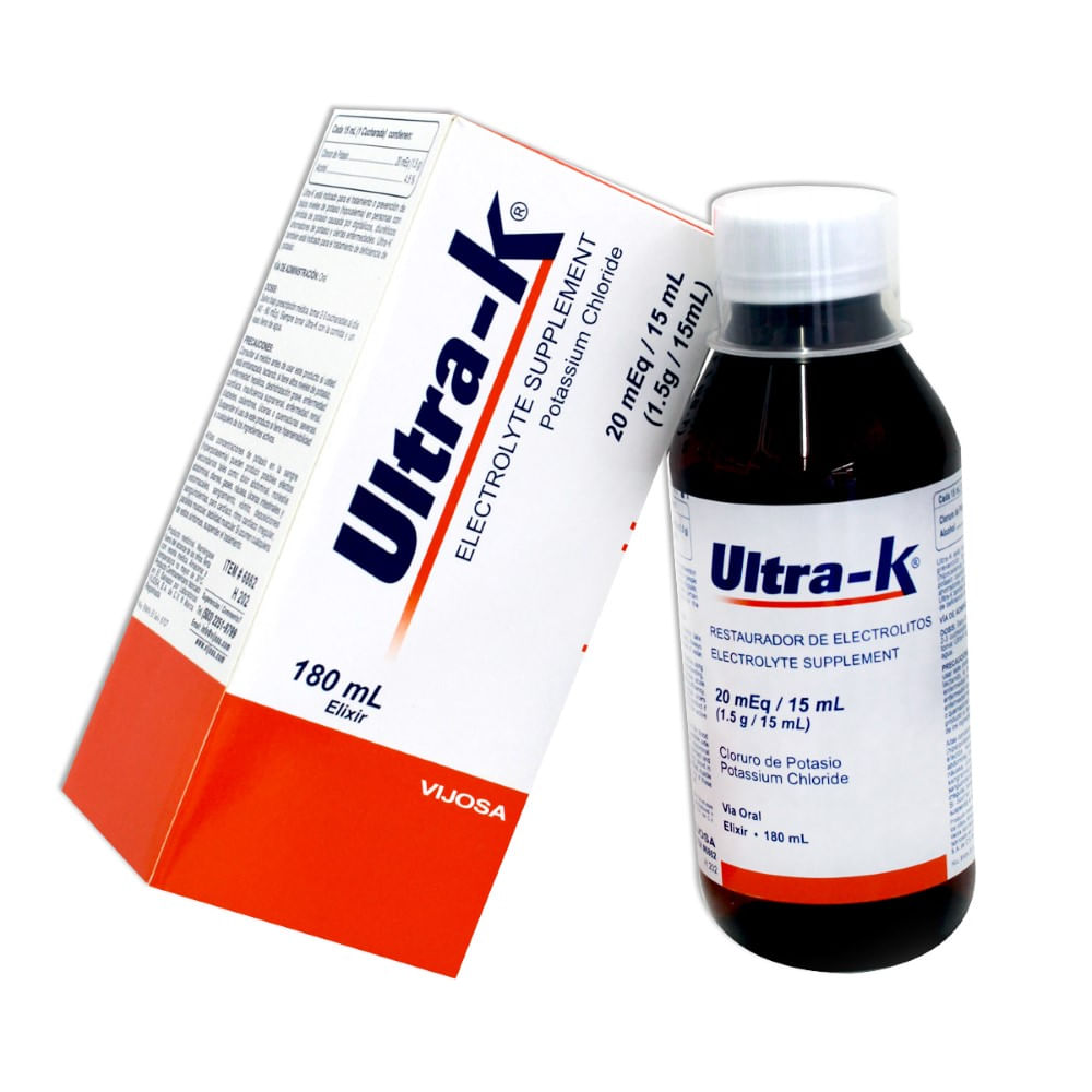 Ultra-k elixir frasco x 180 ml - Siman El Salvador