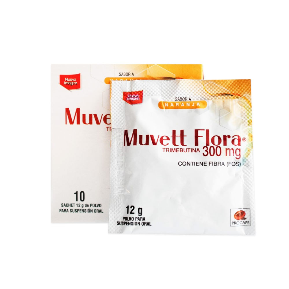 Muvett flora 300mg x 10 sobres - Siman El Salvador