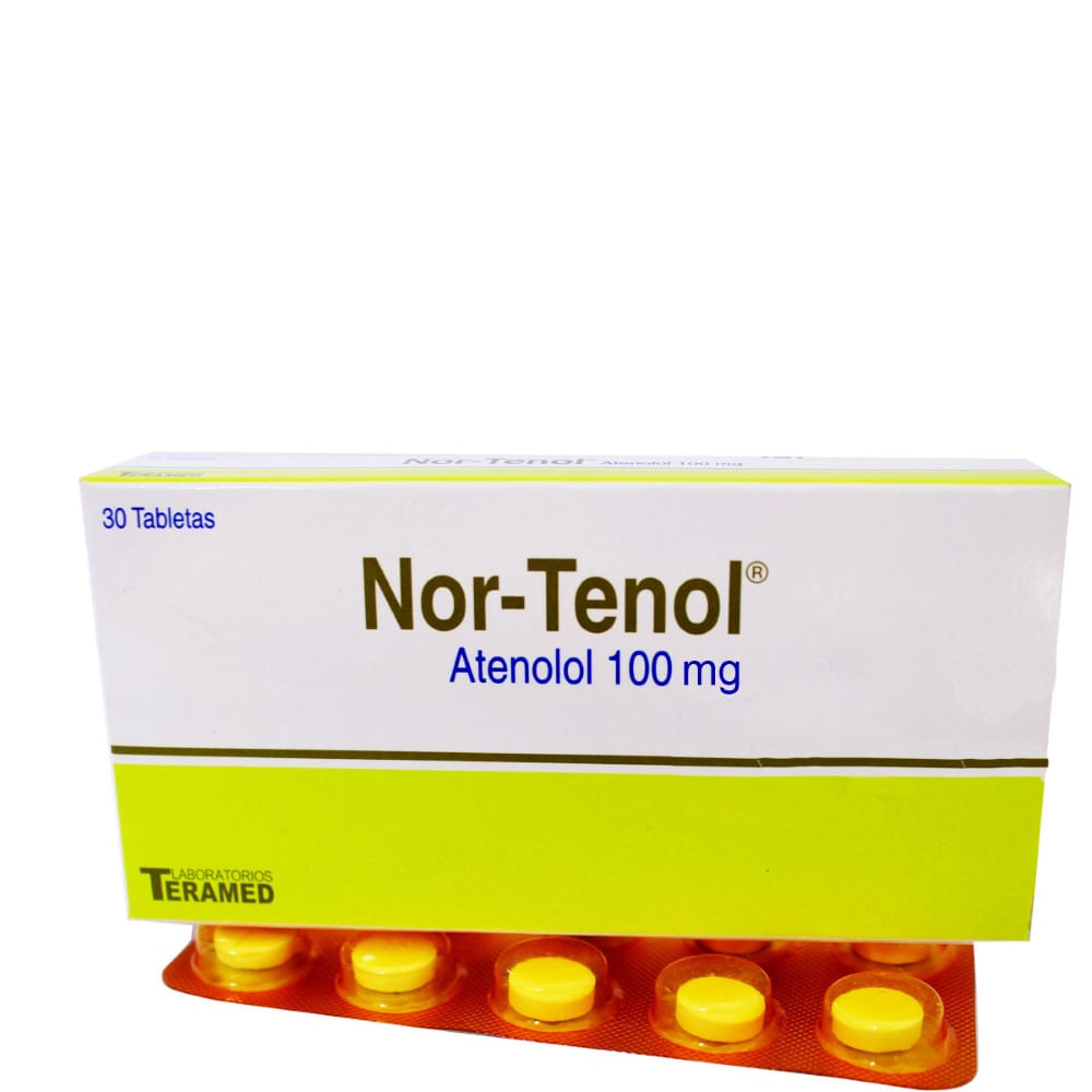 Nor-tenol 100mg x 30 tabletas - Siman El Salvador