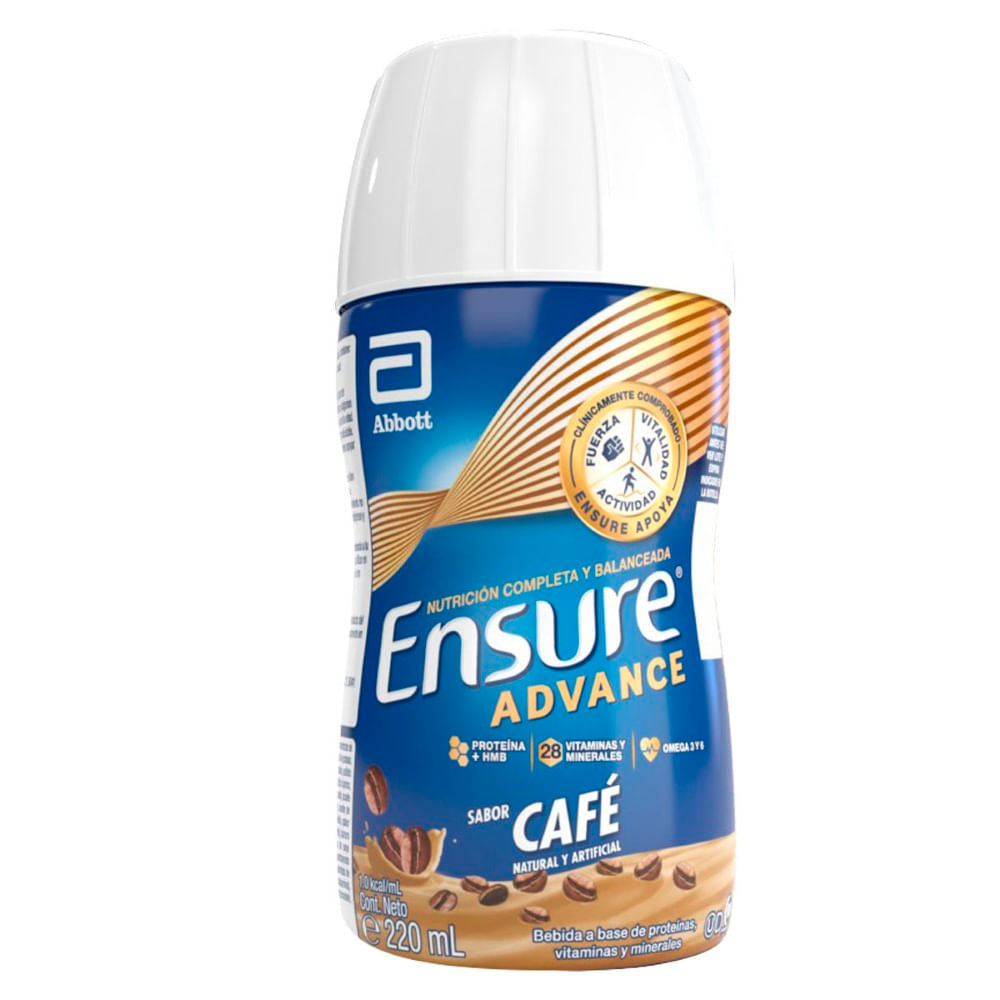 Ensure advance cafe bote 220ml - Siman El Salvador