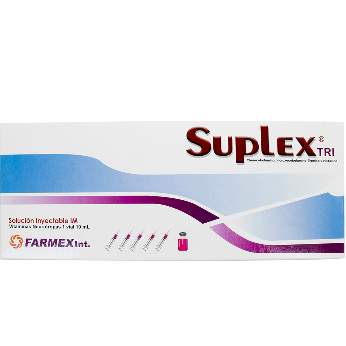 Suplex tri solucion inyectable im x 1 vial de 10ml