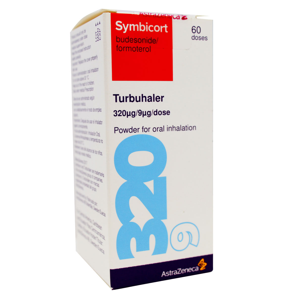 Symbicort turbohaler 320mcg/9mcg frasco x 60 dosis