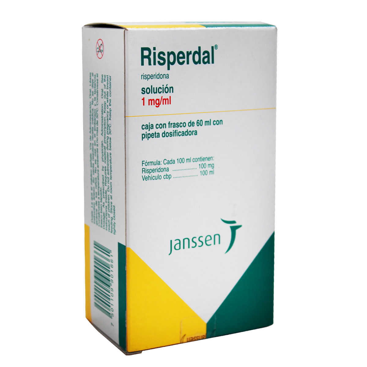Risperdal 1mg/ml solucion frasco x 60ml - Siman El Salvador