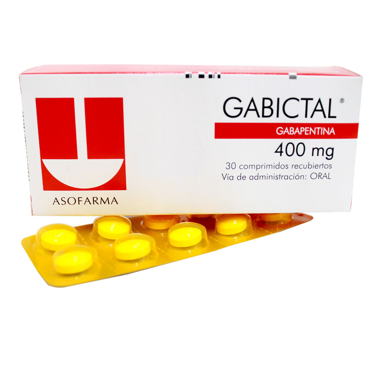 Gabictal 400mg x 30 comprimidos - Siman El Salvador