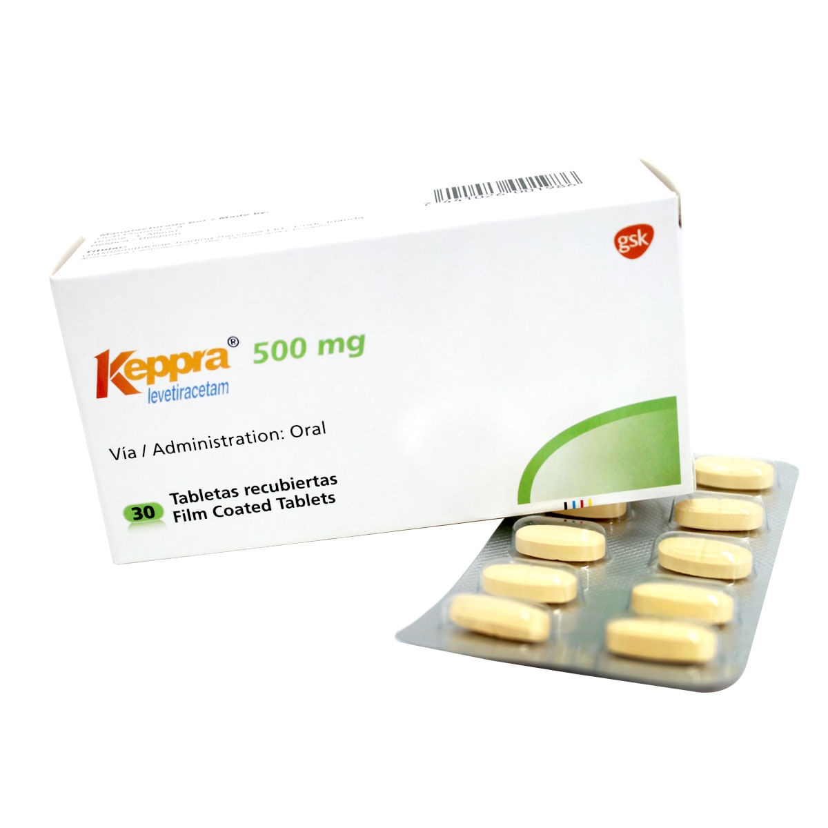Keppra 500mg x 30 tabletas - Siman El Salvador