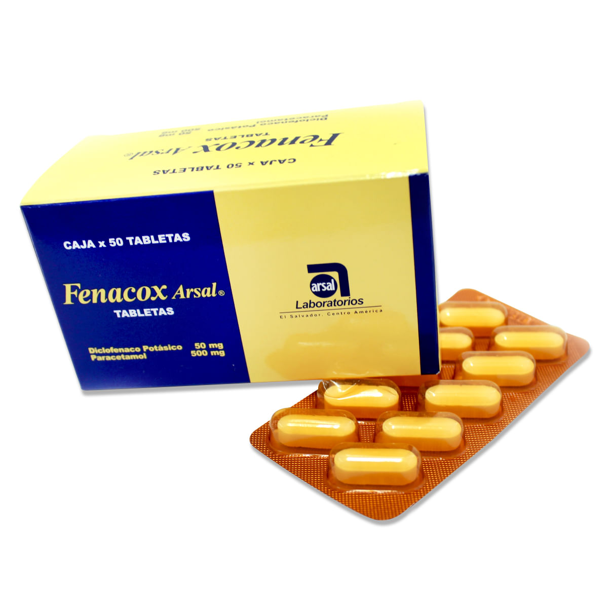 Fenacox x 50 tabletas