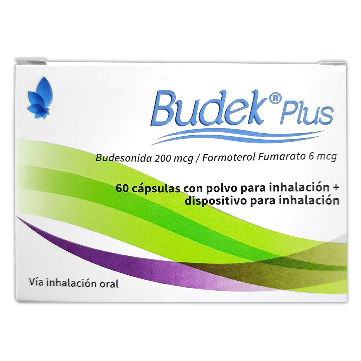 Budek plus 200/6mcg x 60 capsulas - Siman El Salvador