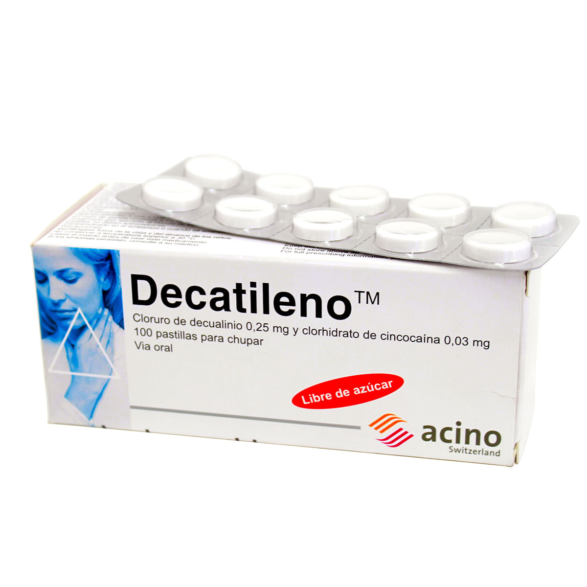 Decatileno x 100 tabletas disolubles - Siman El Salvador