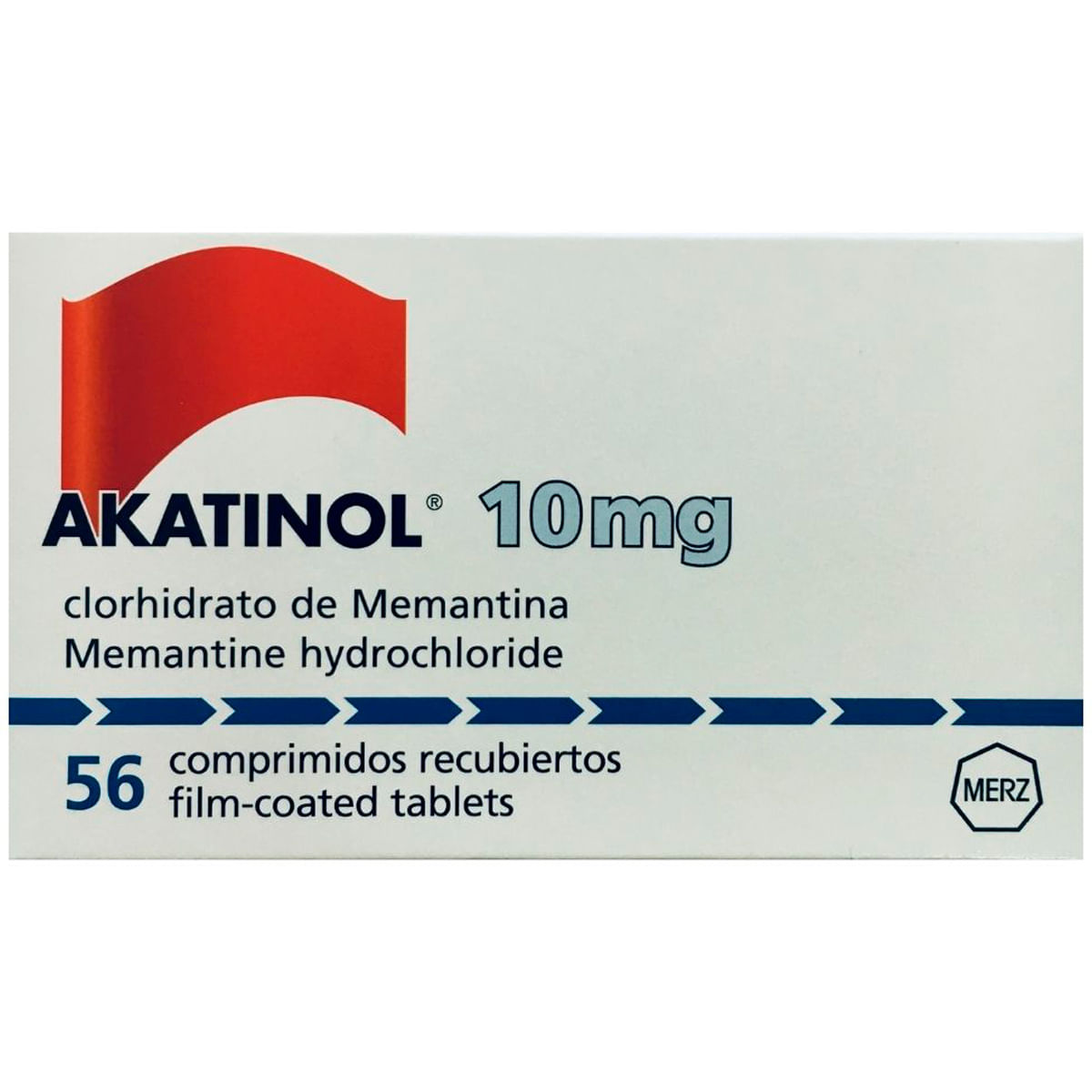 Akatinol memantina 10mg x 56 comprimidos