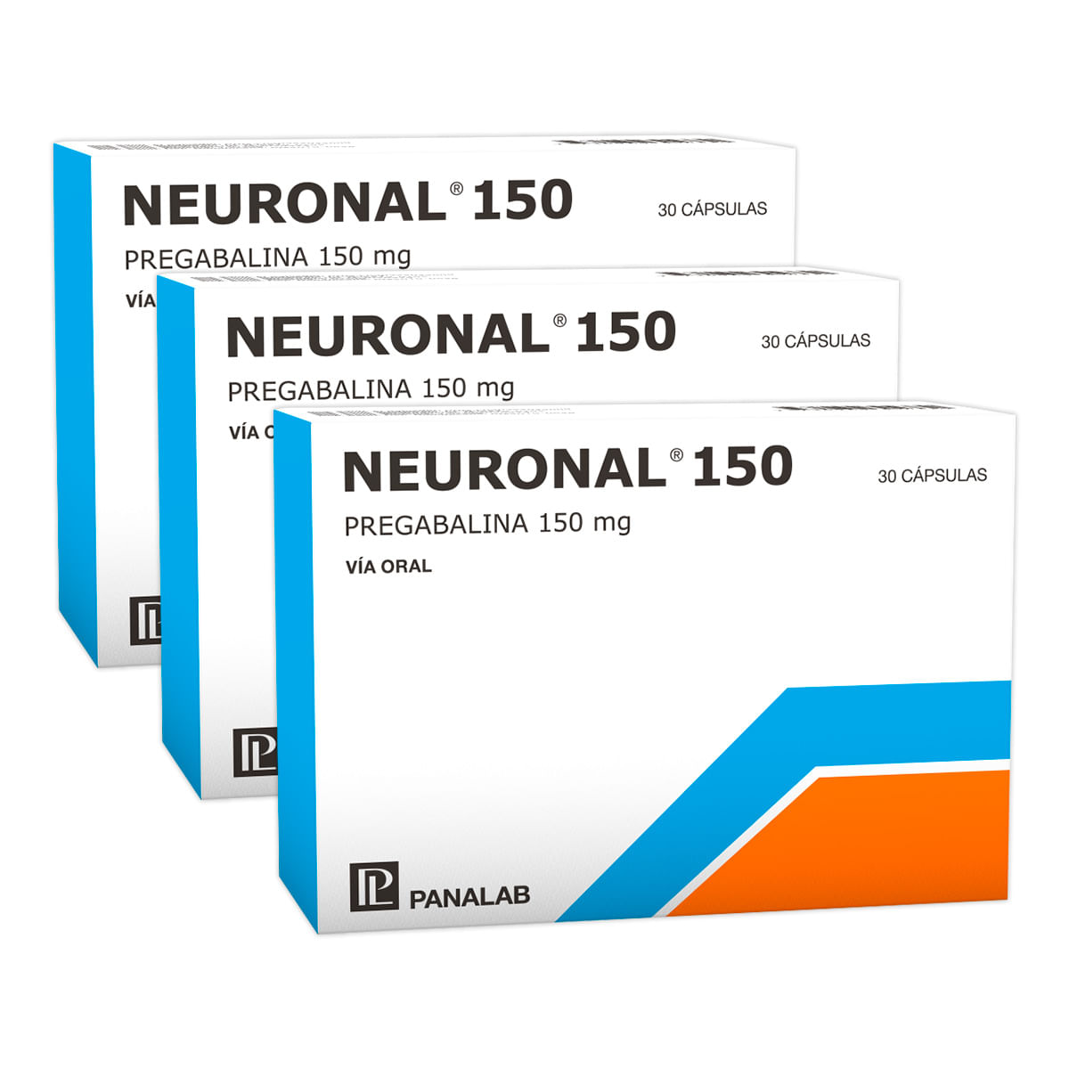 Neuronal 150mg x 30 capsulas tripack