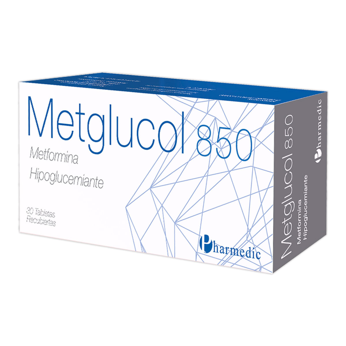 Metglucol 850mg x 30 tabletas - Siman El Salvador