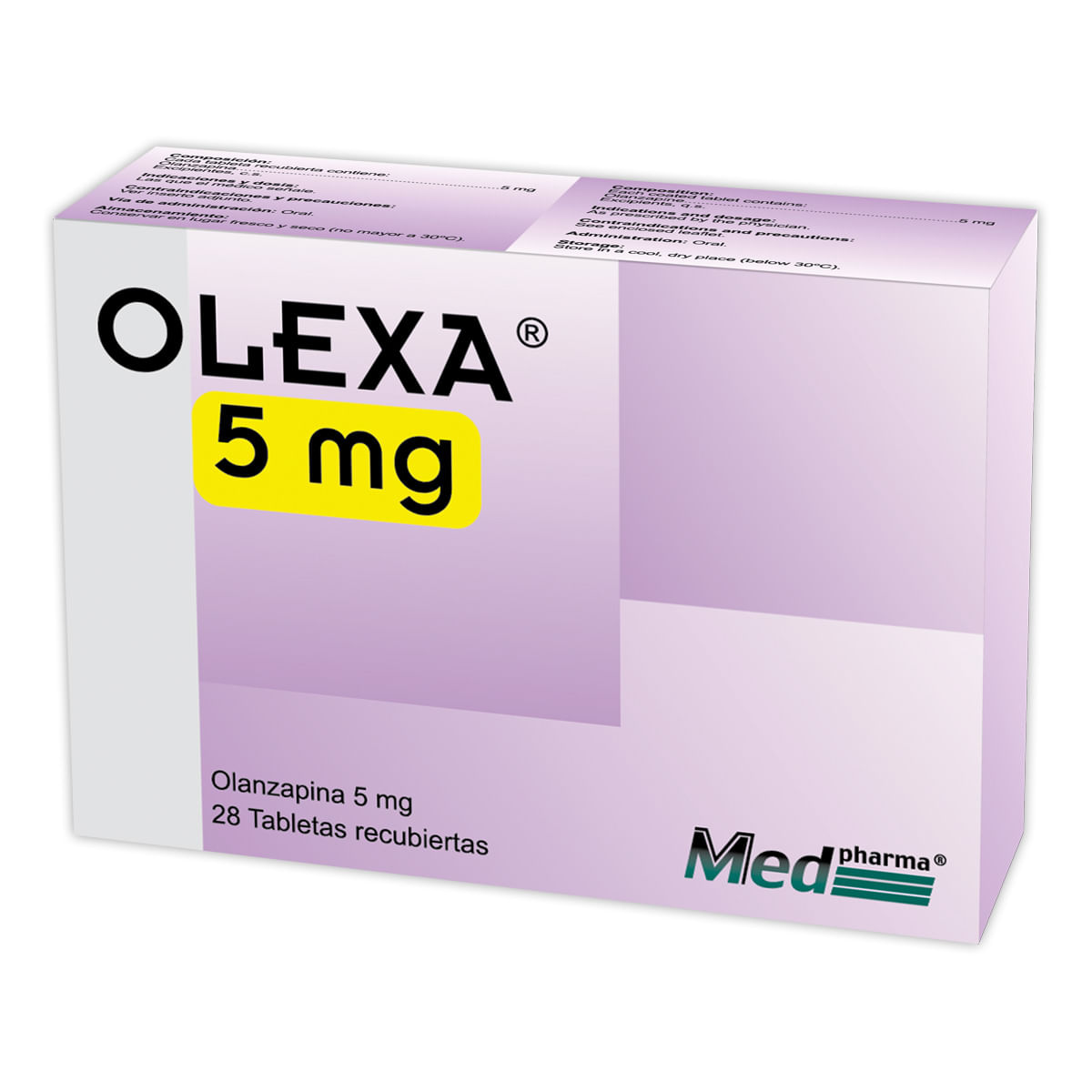 Olexa 5 mg x 28 tabletas - Siman El Salvador