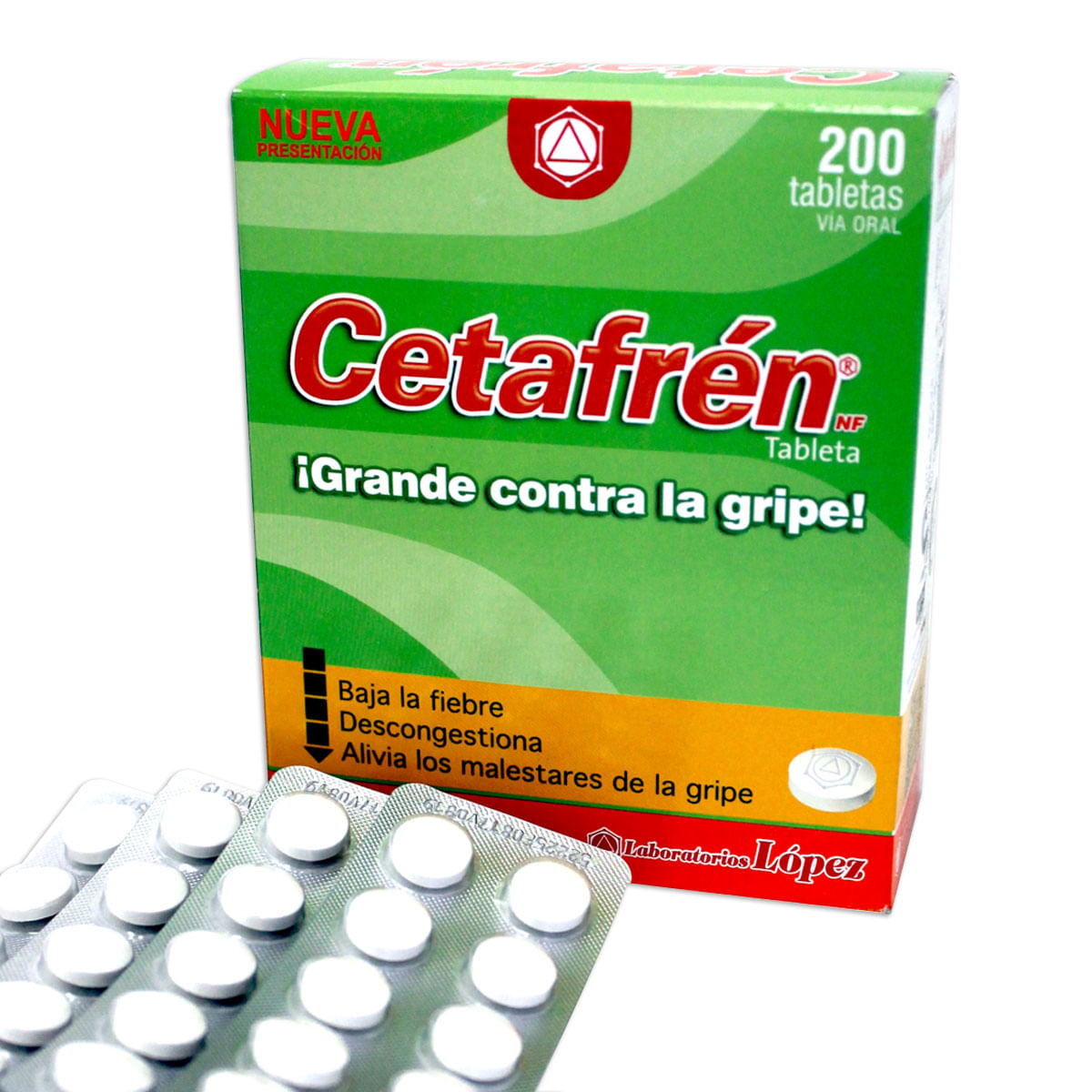 Cetafren x 200 tabletas - Siman El Salvador