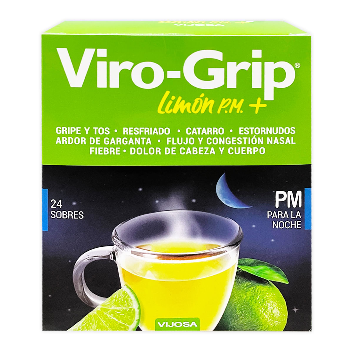 Viro-grip té limon p.m nva.form. X 24 sobres - Siman El Salvador