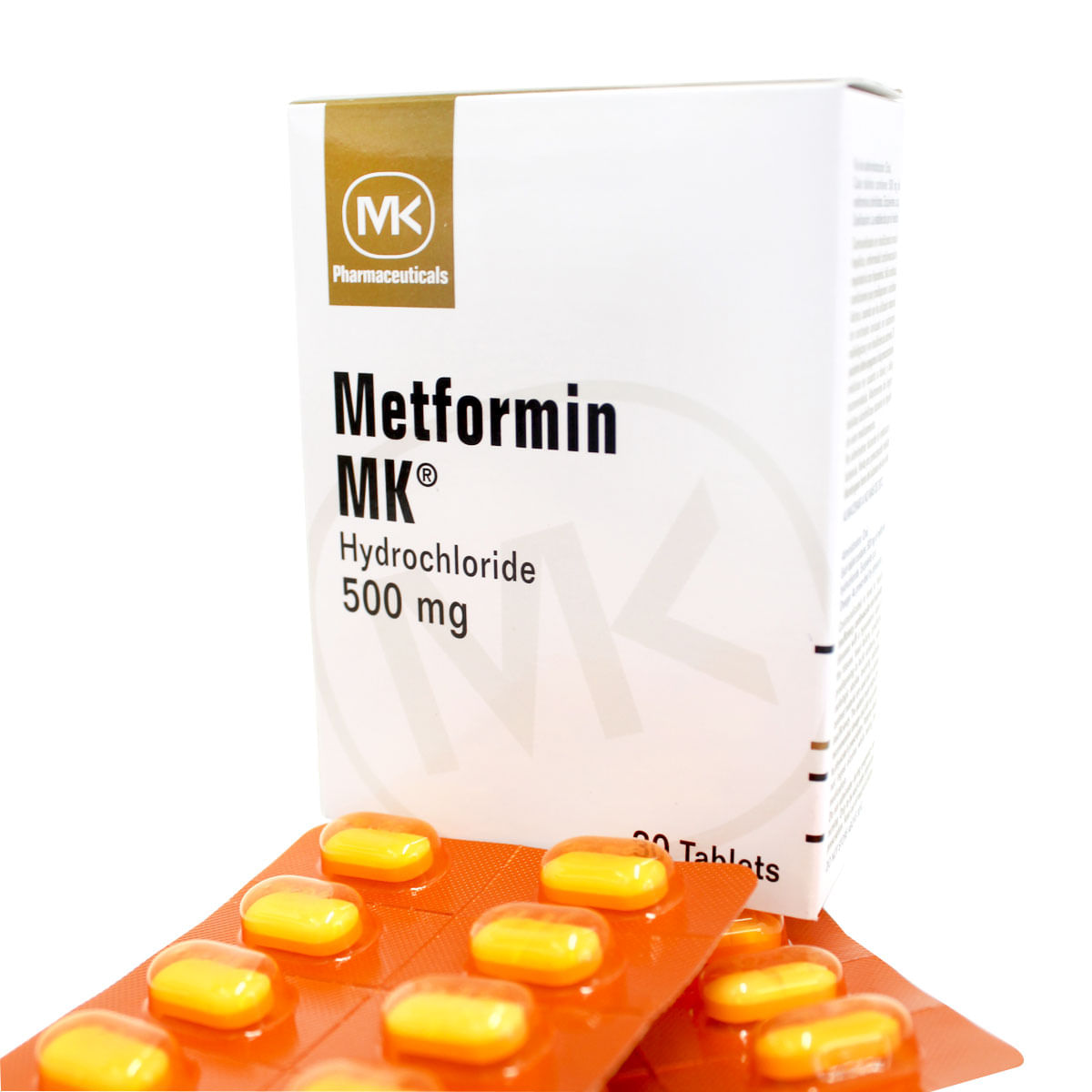 Metformina mk 500mg x 30 tabletas - Siman El Salvador