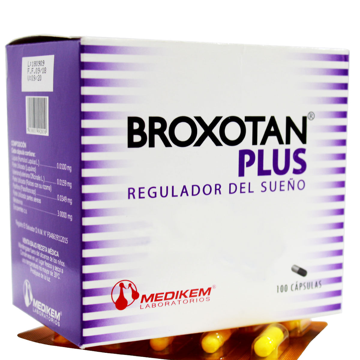 Broxotan plus x 100 capsulas - Siman El Salvador