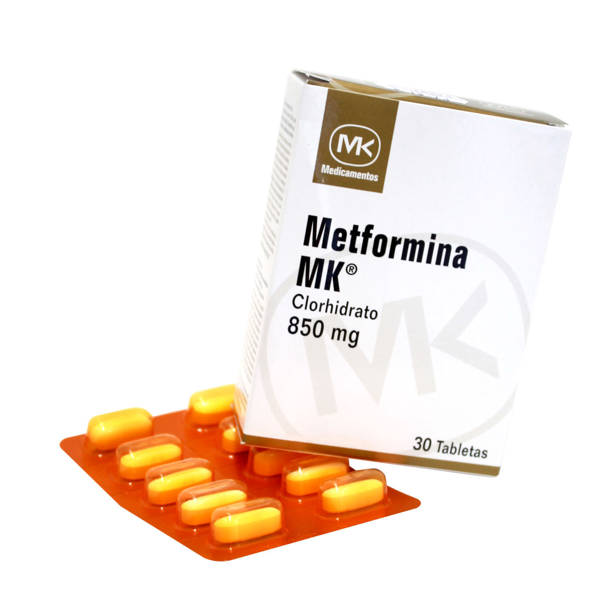 Metformina mk 850mg x 30 tabletas - Siman El Salvador