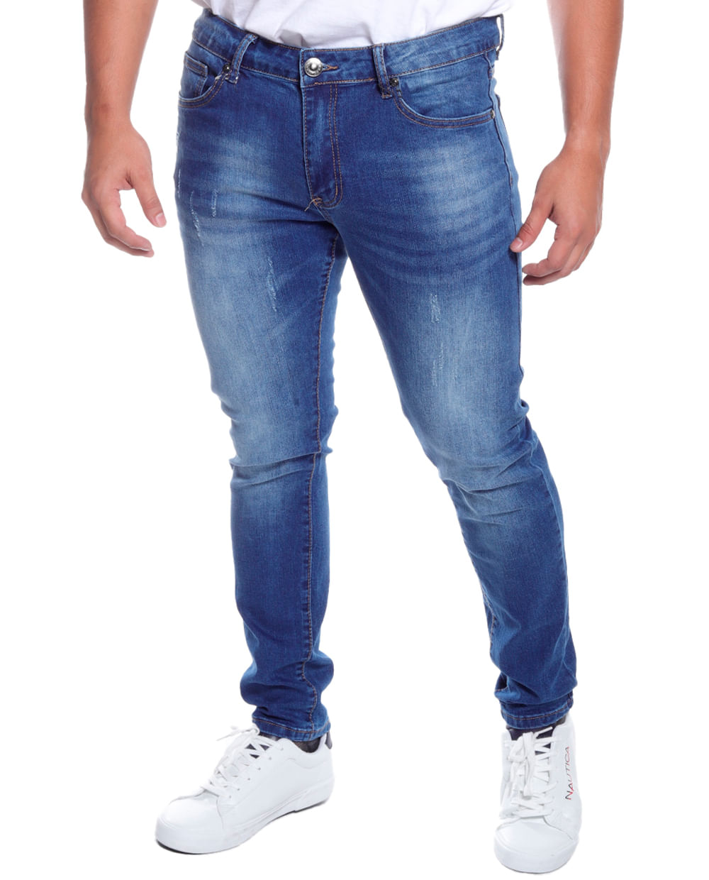 Orange Jeans skinny azul claro para hombre - Siman El Salvador