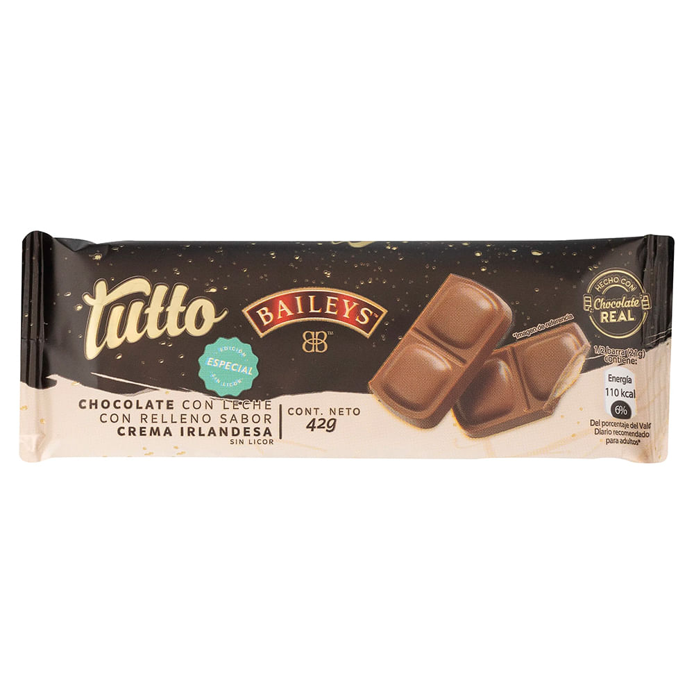 Chocolate Tutto Baileys sabor crema irlandesa 42g - Siman Costa Rica