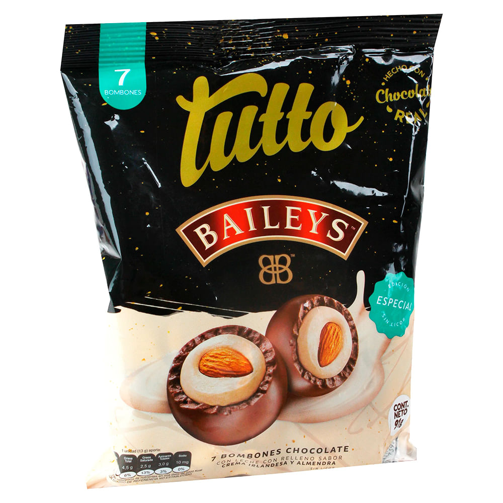 Barra de Chocolate Tutto Baileys bolsa de bombones 7unx13g - Siman ...