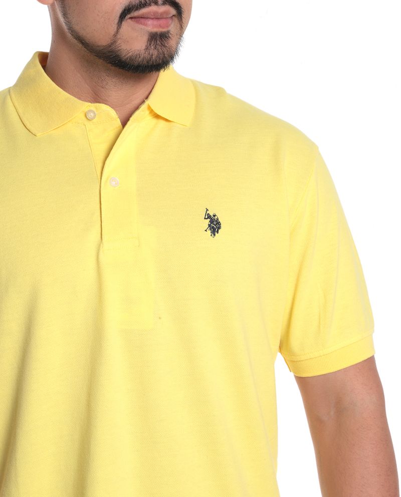 Camisa tipo polo amarillo para caballero - Siman El Salvador