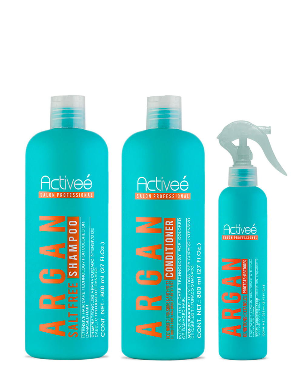 Kit tratamiento capilar Activée Argan Shampoo + Acondicionador ...