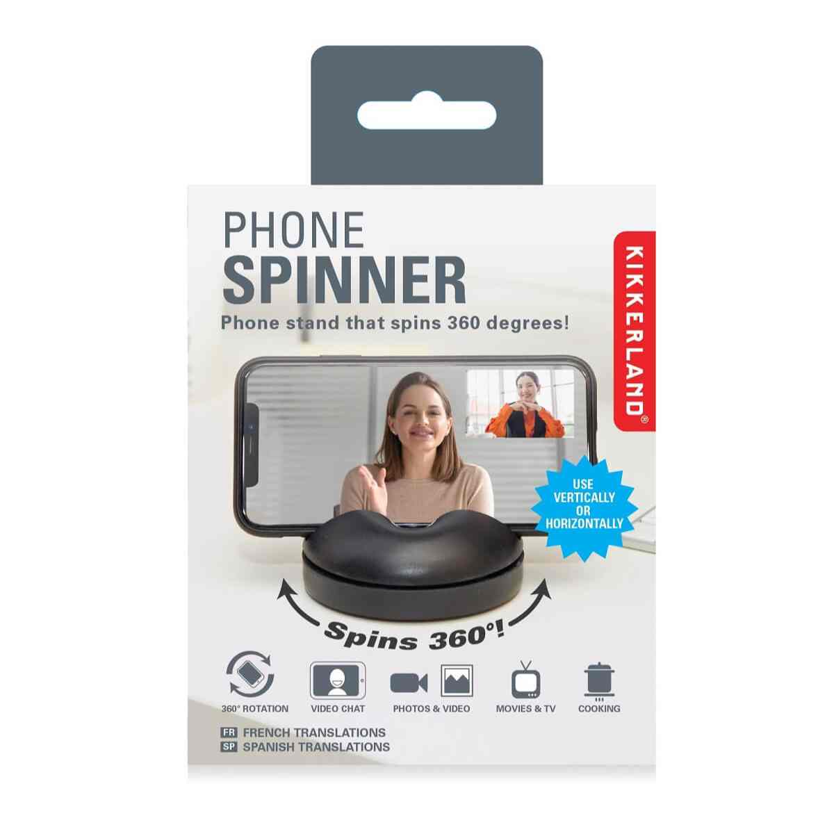 Soporte para celular Phone Spinner Black - Siman El Salvador