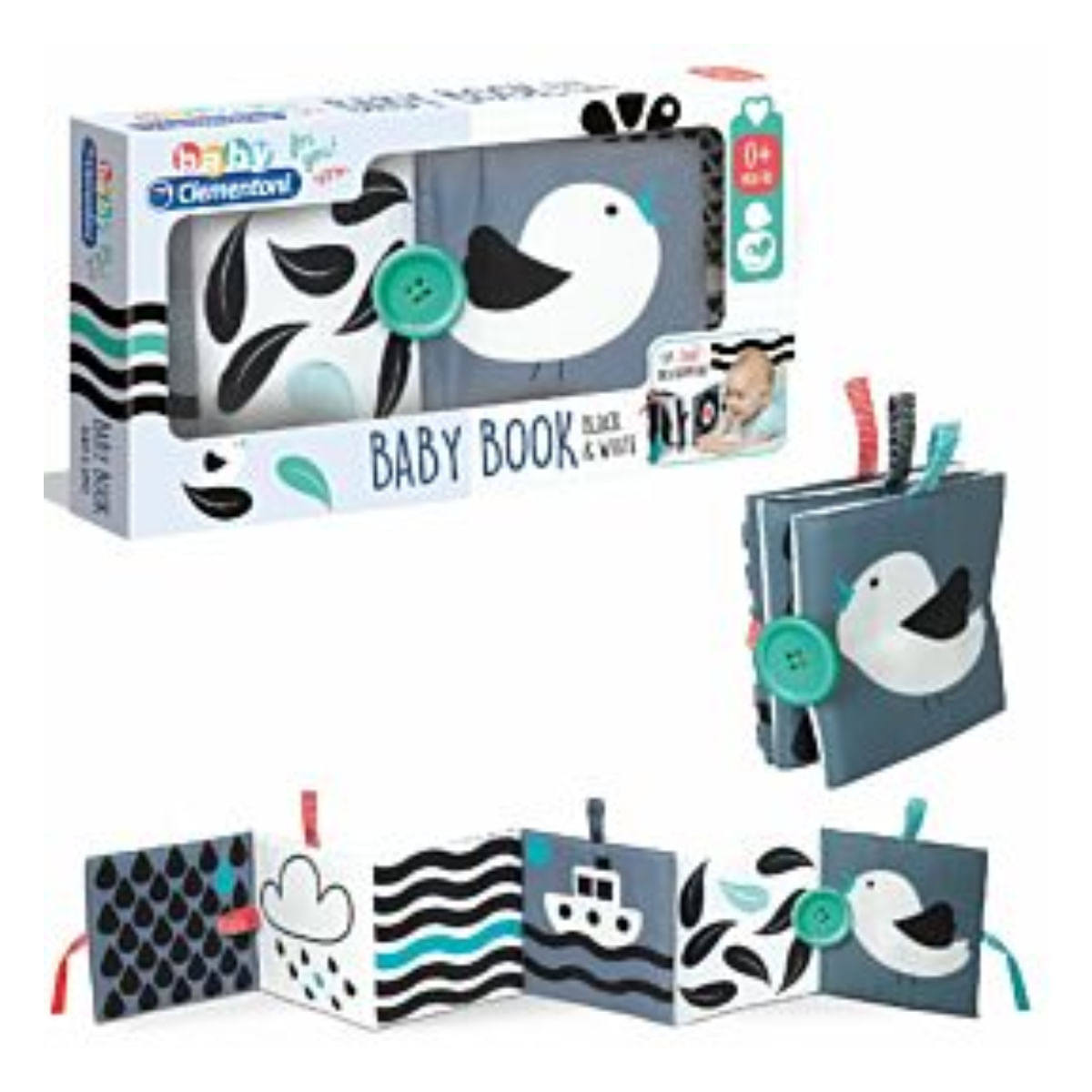 Libro Educativo Black and White Baby Book - Siman El Salvador