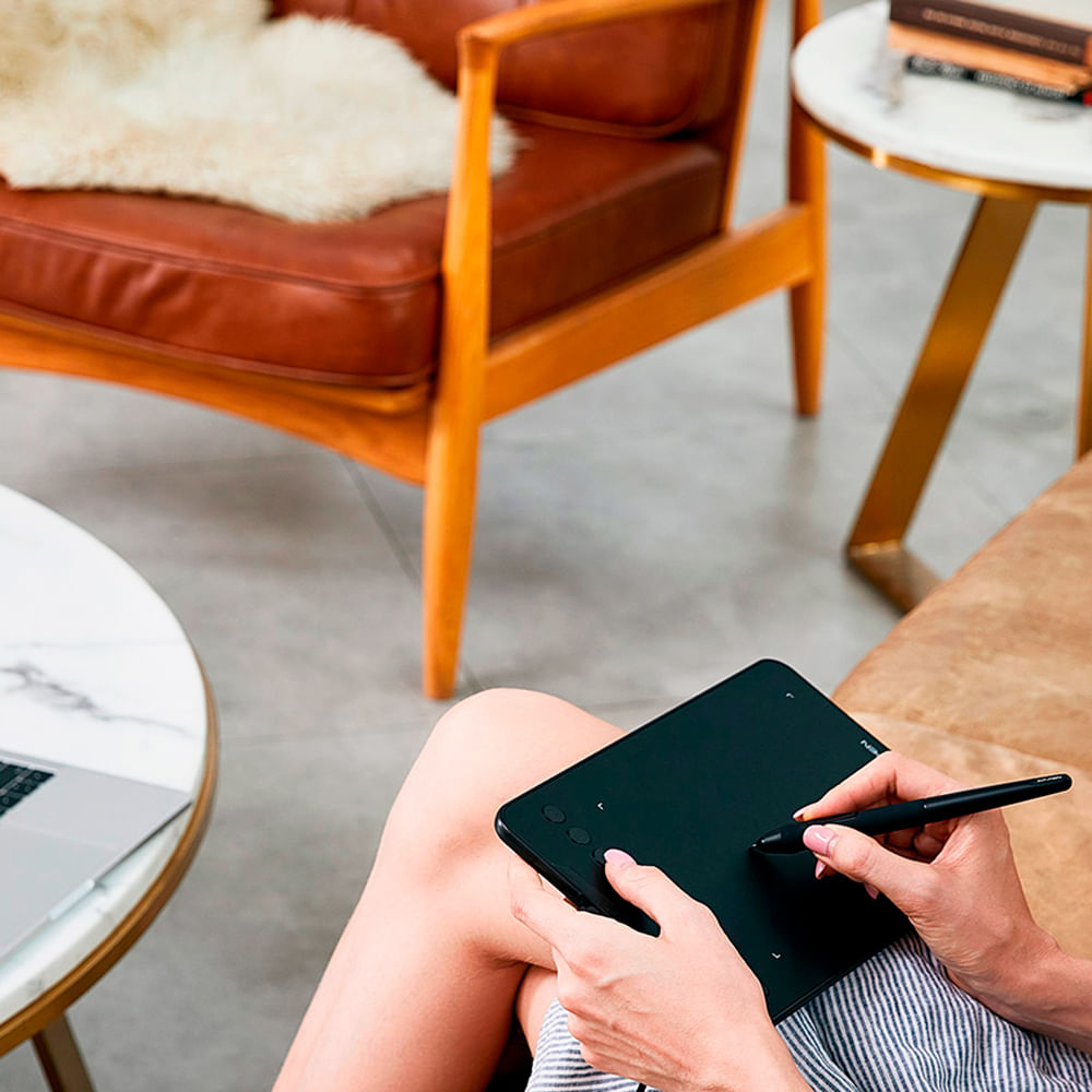 Tableta de dibujo XP PEN Deco Mini 7W / Wireless 2,4 GHz 8 Botones ...