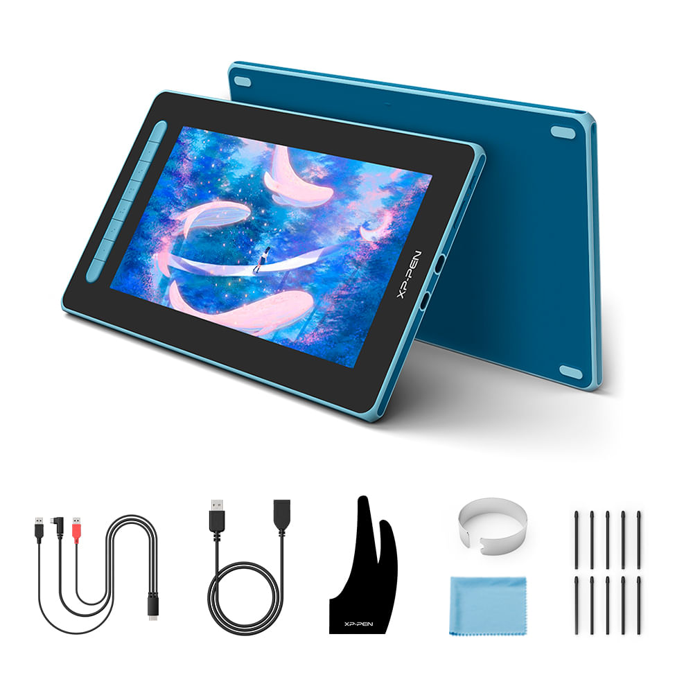 Tableta Dibujo XP PEN Artist 12 2DA GEN Pantalla Full HD M-A Azul ...