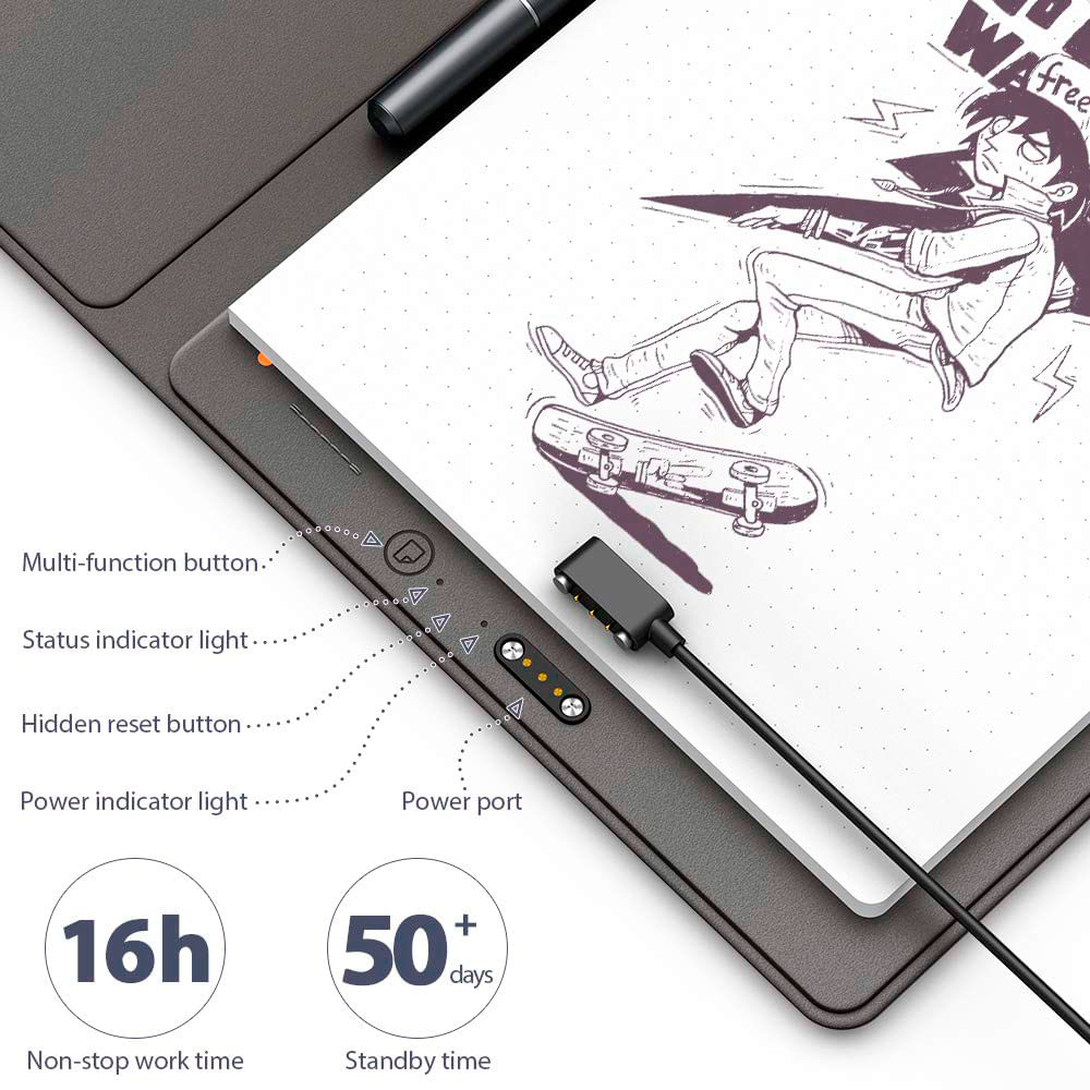 Smart Note Plus XP PEN Gris - Siman El Salvador