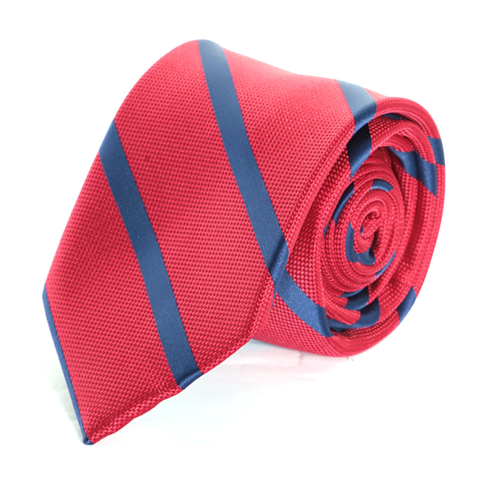 Corbata rayada para hombre