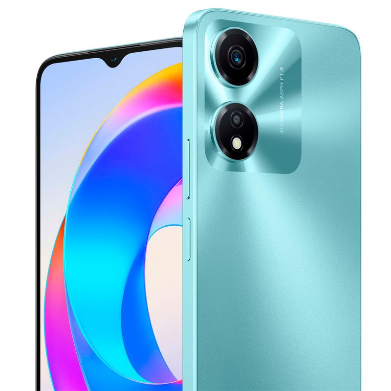 Celular 6.56" honor x5 plus 5g 4gb ram - 64gb rom cyan - Siman Guatemala