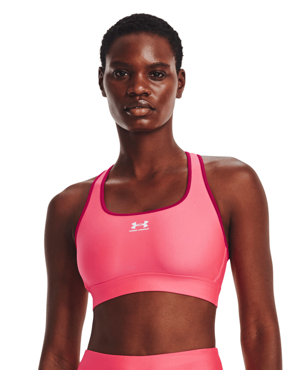Top deportivo Under Armour rosado para mujer