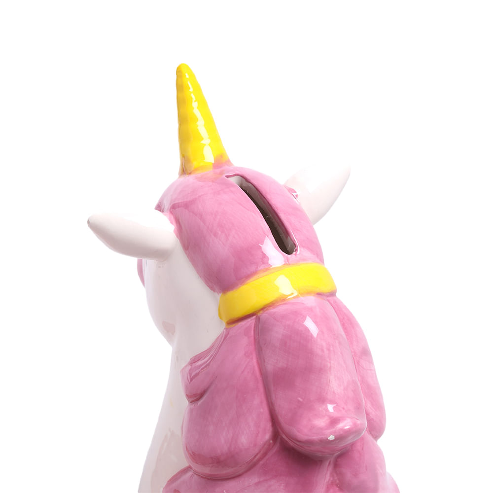 Alcancía animada unicornio