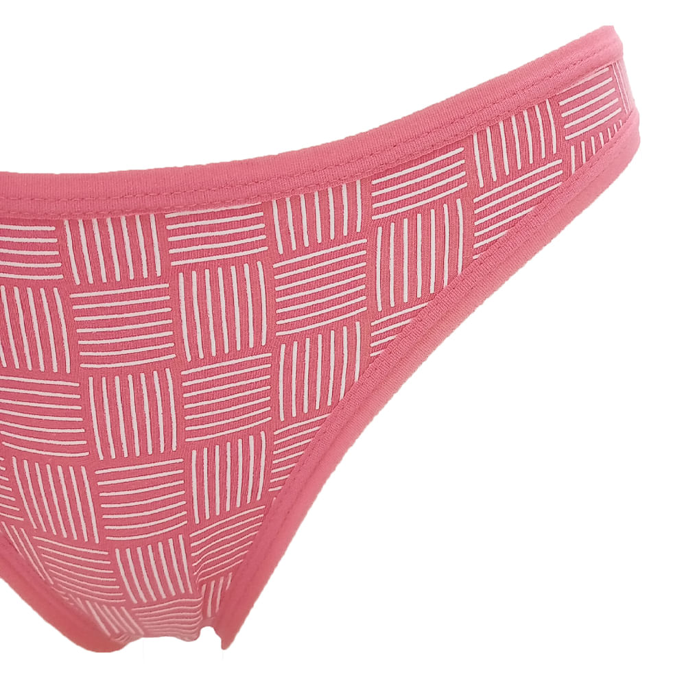 Bloomer rosado con estampado para dama - Siman El Salvador