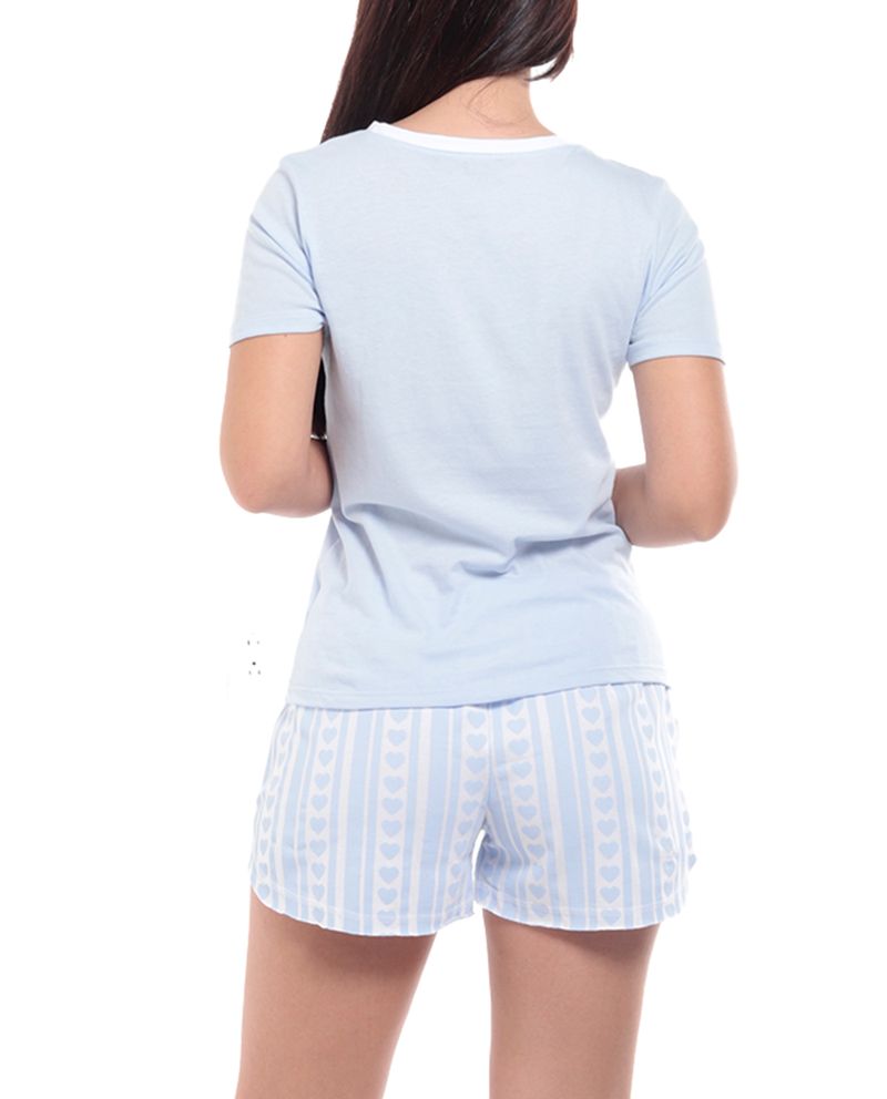 Pijama celeste para dama